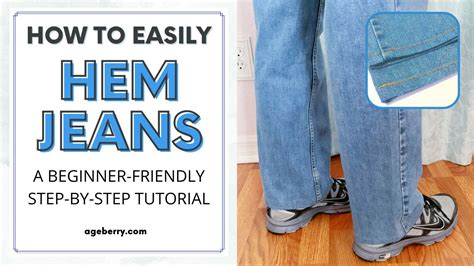 How To Easily Hem Jeans At Home A Step By Step Tutorial