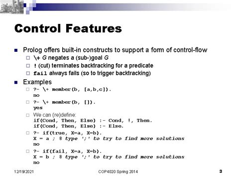 cop 4020 programming languages logic programming prof xin