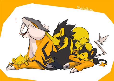 Ohhhhhhtsu Luxio Luxray Raikou Shinx Nintendo Pokemon Alternate