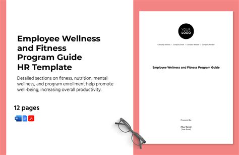 Employee Wellness And Fitness Program Guide Hr Template In Word Pdf