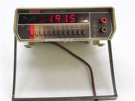 Keithley Instruments Model 177 Microvolt DMM Digital Multimeter