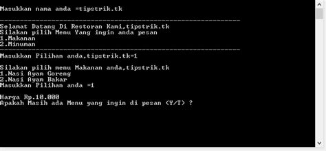 Program Gabungan Ifswitch Case Dan Do While Pada Bahasa C Blog