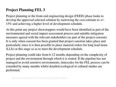 PPT Front End Loading FEL PowerPoint Presentation Free Download