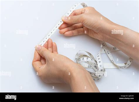 Tape Measure To Measure Various Body Parts Stock Photo Alamy