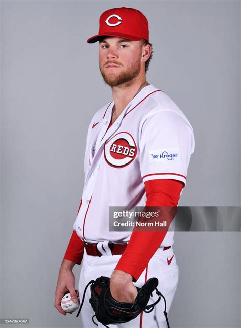 Ricky Karcher Of The Cincinnati Reds Poses For A Photo During The