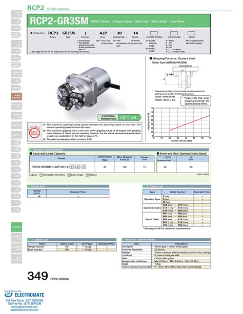 Iai Rcp2 Gr3 Sm Specsheet Pdf