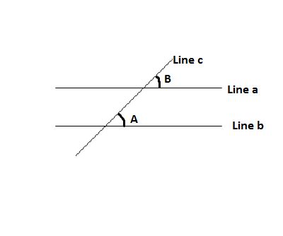 Lines A And B Are Parallel Line C Is A Transversal Find The Measures Of All Angles Formed By A