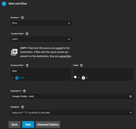 Adding A Google Photos Cloud Sync Task TrueNAS Documentation Hub