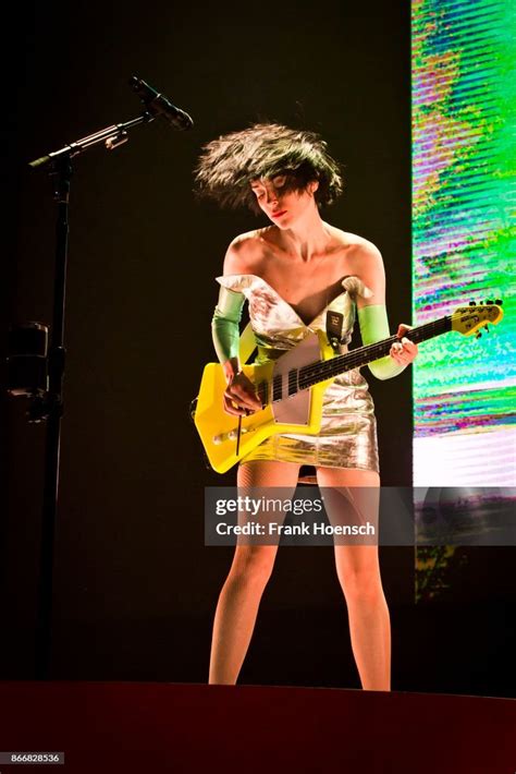 Musician Annie Clark Aka St Vincent Performs Live On Stage During A