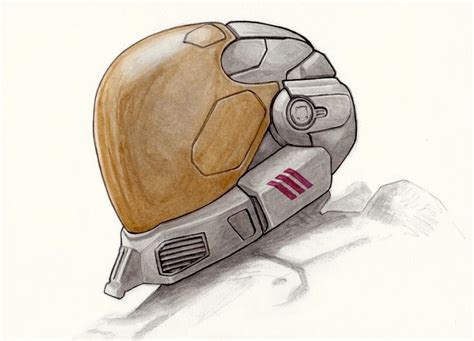Halo Reach Eva Helmet By Pennnorris On Deviantart
