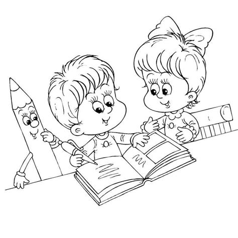 Lista 100 Foto Dibujos Para Colorear De Niños Estudiando Matematicas