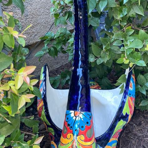 Cobalt Blue Planter Etsy
