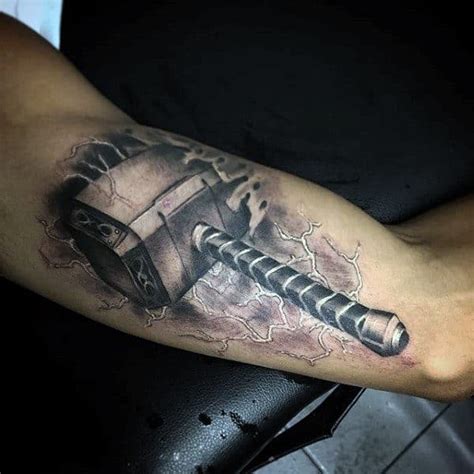Mjolnir Tattoo Ideas Unleash Your Inner Thunder With Stunning Designs
