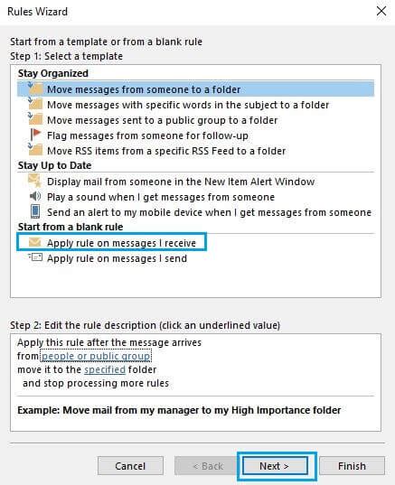 Create Automatic Replies In Outlook For POP Or IMAP Accounts