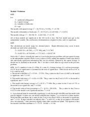 Solutions Module 3 pdf Module 3 Solutions 4 22 Let Ŷ predicted