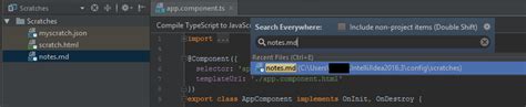 Finding A Scratch File In Intellij Idea Stack Overflow