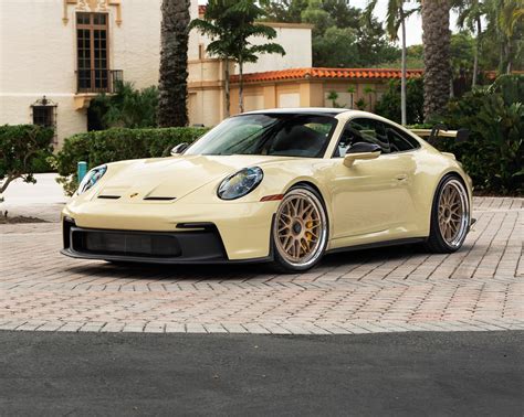 992 Porsche 911 GT3 Parades Its PTS Desert Tan And Matching HRE 300