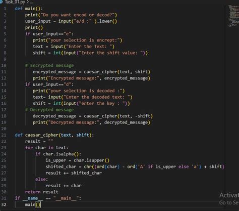 Caesar Cipher Python Code Wudie Wassie