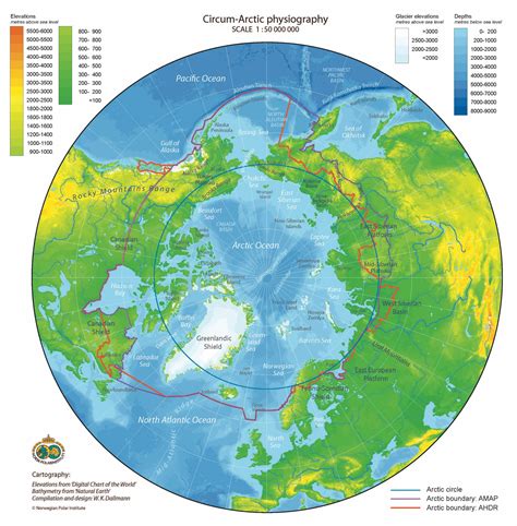 Arctic Map Physiography V John Englander Sea Level Rise Expert