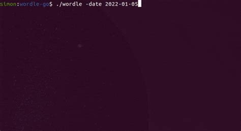 GitHub Archy Bold Wordle Go A Go Based Wordle Implementation For The
