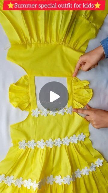 DIY Fine Sewing On Instagram Beautiful Summer Baby Frock Design For