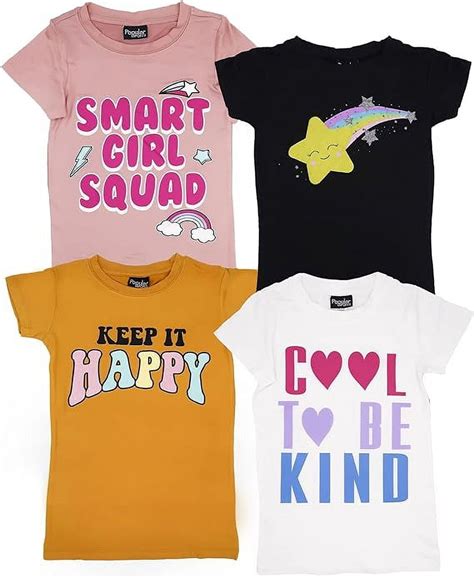 Miss Popular Preteen Girls 4 Pack Of Super Soft Sparkly Youth