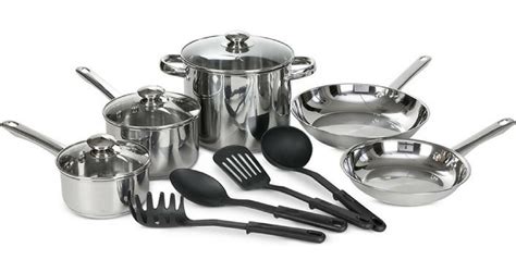 Macys Cookware Deal 12 Piece Stainless Steel Set For 19 99