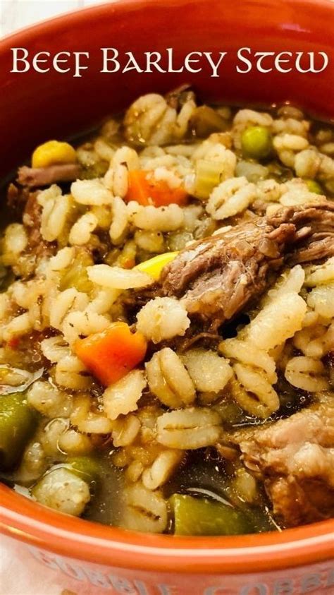 Beef Barley Stew