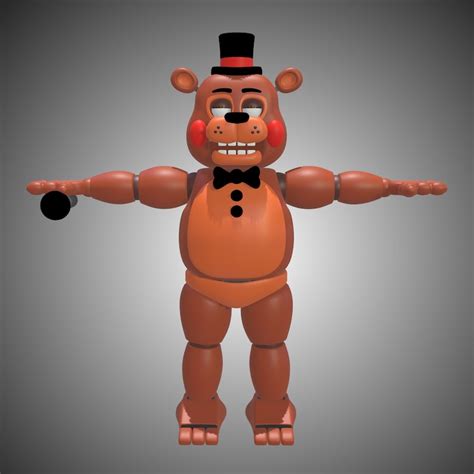 Toy Freddy Cosplay Foam And Paper Pepakura Templates Foam Template Etsy