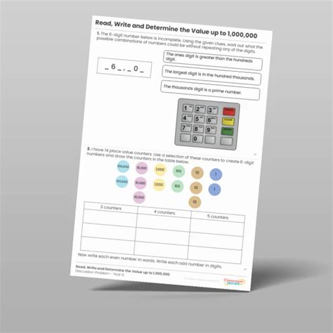 Year 6 Read Write And Determine The Value Up To 1 000 000 Varied Fluency 1 Resource Classroom