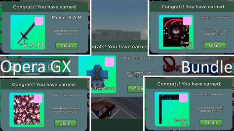 Roblox Arsenal Opera GX Bundle Gameplay YouTube