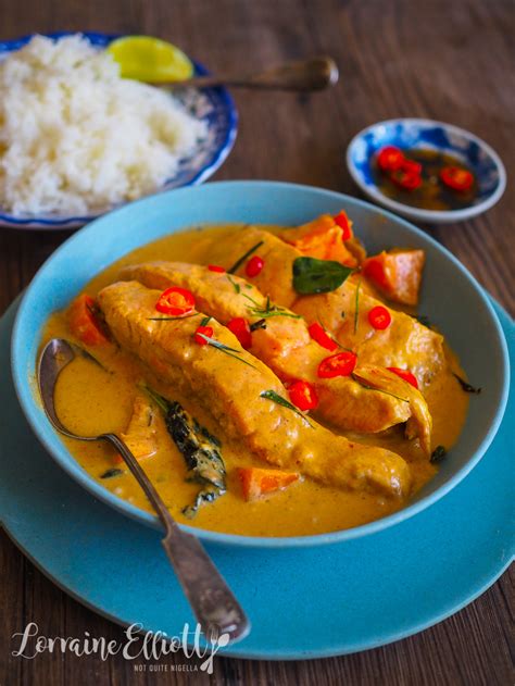 Salmon Choo Chee Thai Curry Not Quite Nigella