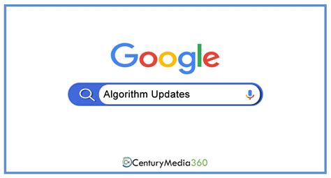 Google Algorithm Updates You Should Know About Century Media360