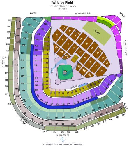 Wrigley Field Tickets And Wrigley Field Seating Chart Buy Wrigley