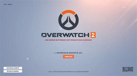 Une Erreur Inattendue S Est Produite Sur Le Serveur Overwatch 2 Quel