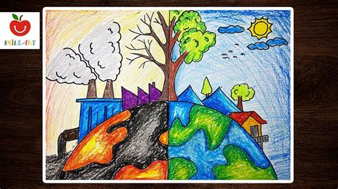 Smile art VẼ TRANH Ô NHIỄM MÔI TRƯỜNG VẼ TRANH BẢO VỆ MÔI TRƯỜNG