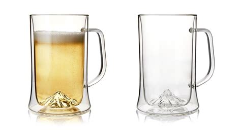The Whiskey Peaks Double Walled Beer Stein 30 Usd
