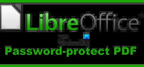 Password Protect And Secure Pdf Documents With Libreoffice
