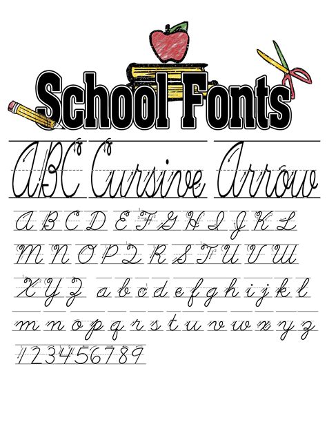 Cursive Font Digital Download Ttf File Great For Homeschool Tracing