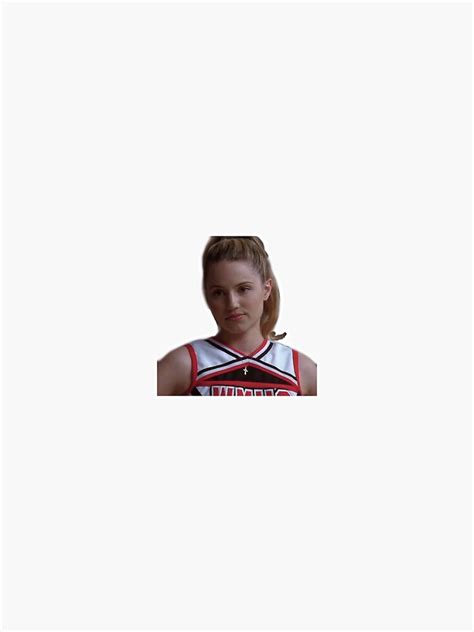 Quinn Fabray Cheerios Sticker For Sale By Grcngersnixx Redbubble