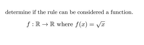 Solved Determine If The Rule Can Be Considered A Function Chegg Com