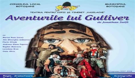 Aventurile lui Gulliver în premieră la Teatrul pentru Stiri