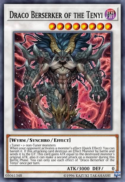 Synchro Monster Draco Berserker Of The Tenyi