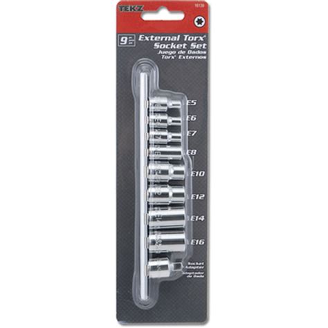 Titan 9pc External Star Socket Set 16139