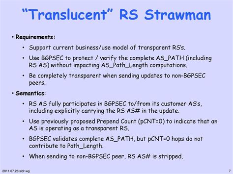 Bgpsec Potential Optimizations For As Path Prepending And Transparent