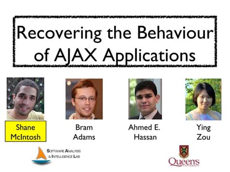 Recovering The Behaviour Of Ajax Applications Ppt