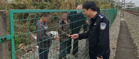 惊险！河源一熊孩子在铁轨上放红砖，逼停1列火车！ 铁路 埔前镇 异响