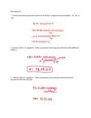 Binary Representation Assembly Code Examples For Bit Course Hero