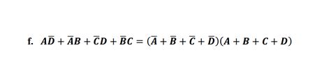 Solved Prove Identity Of Boolean Equation Chegg