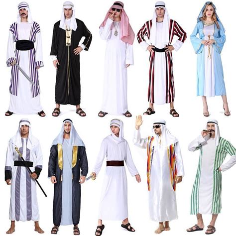 Hỏa Tốc Trang Phục Hóa Trang Ả Rập Nam Dubai Bộ Quần Áo Hoàng Tử Ả